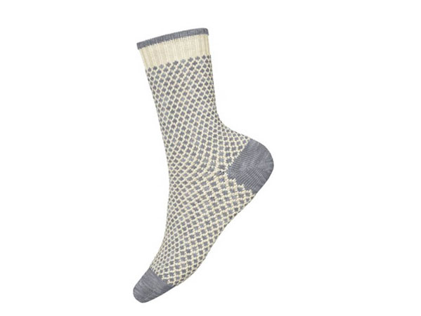 Smartwool - Women's Everyday Popcorn Polka Dot Crew Socks - Natural