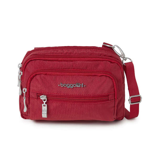 Baggallini TRZ419 Triple Zip Bagg Apple