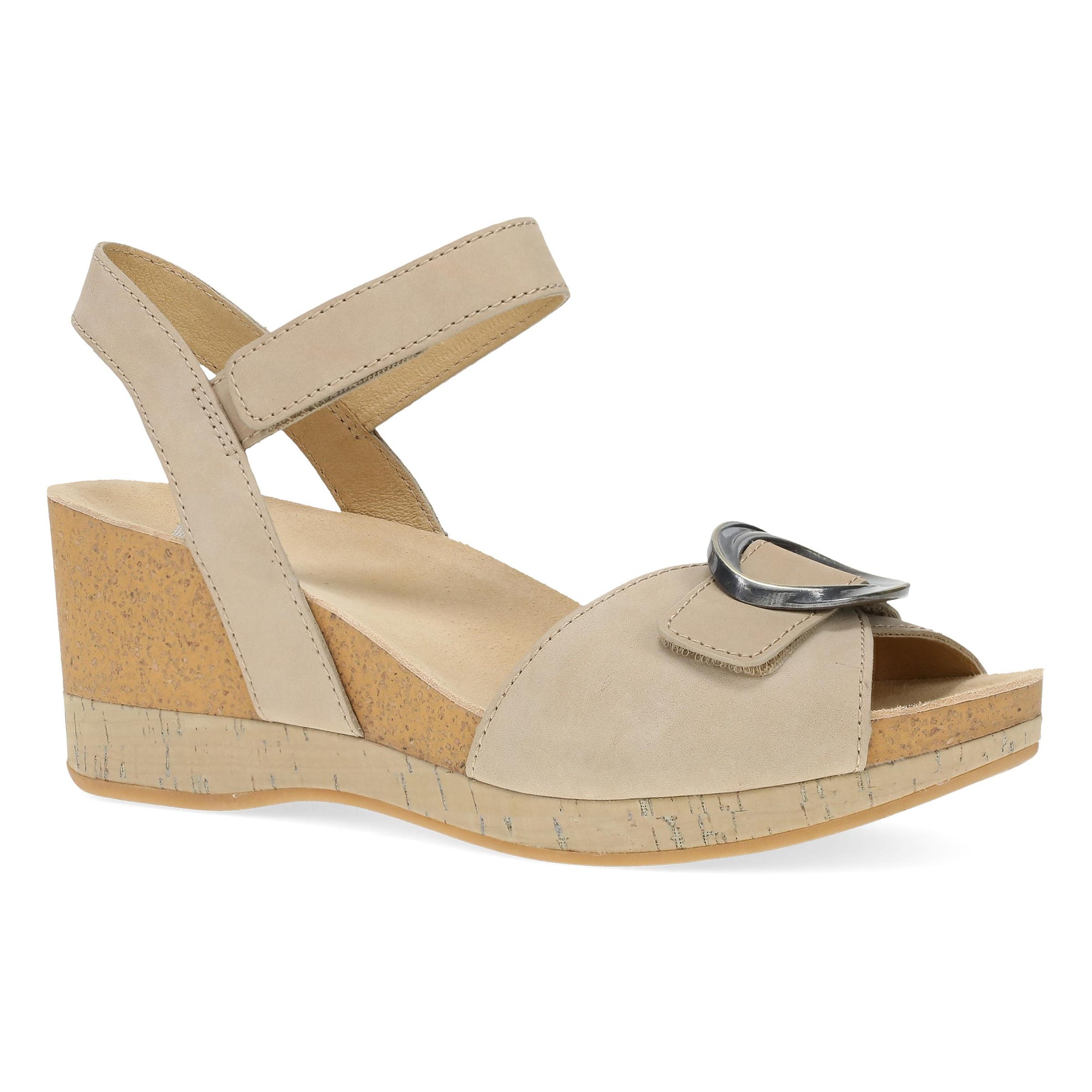 Dansko Stella: Sand Milled Nubuck Sandal, 10003640300