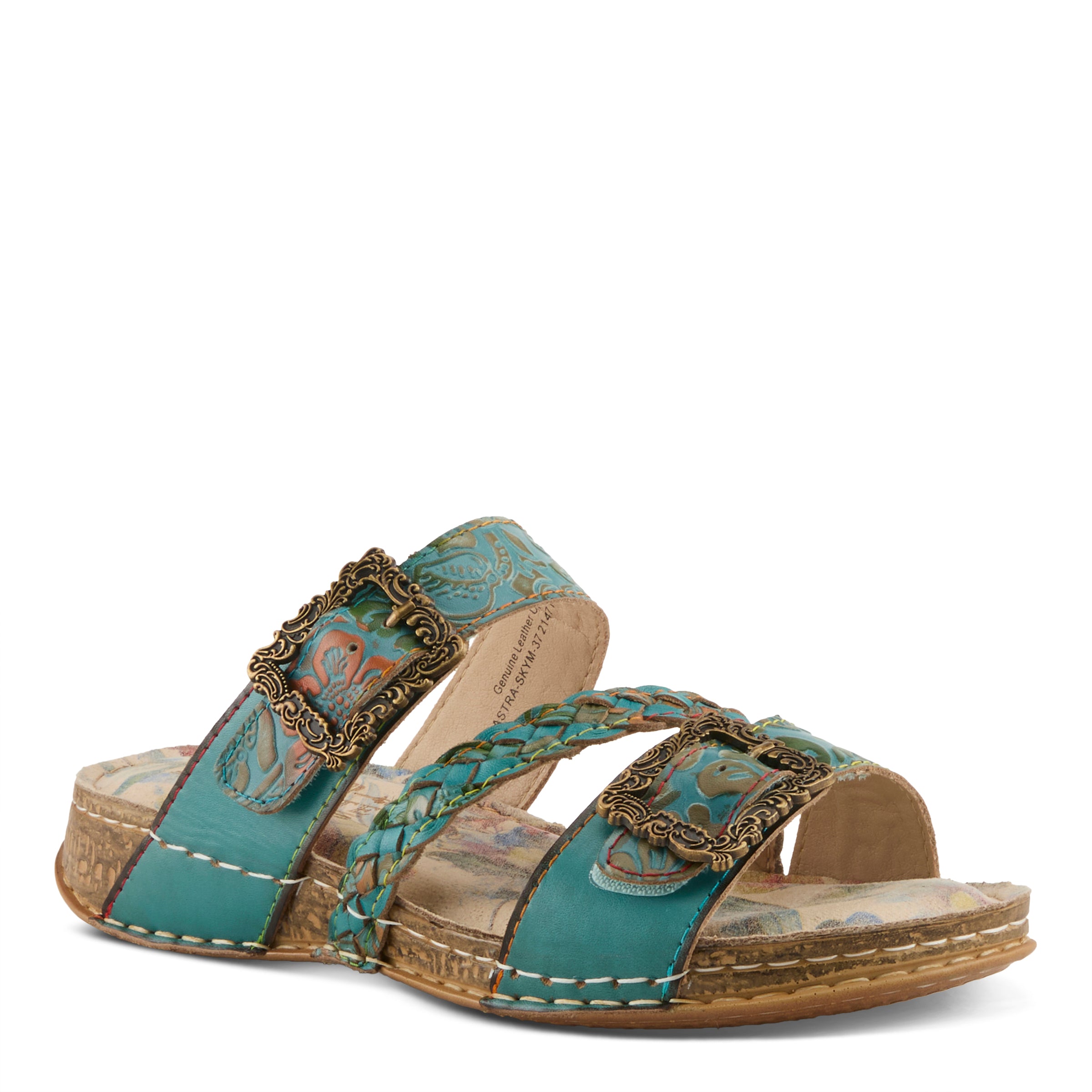 Spring Step L'artiste Astra Slide Sandal: Sky Blue