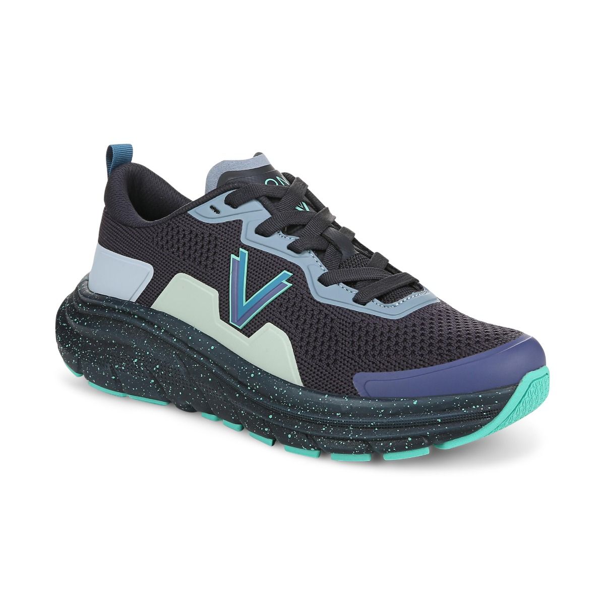 Vionic Walk Max Lace Up Sneaker: Navy Blazer Multi