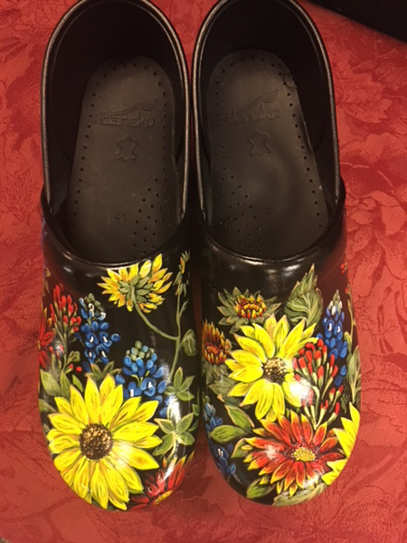Hand Painted Footwear: Bur-Mar's Family Shoe Store